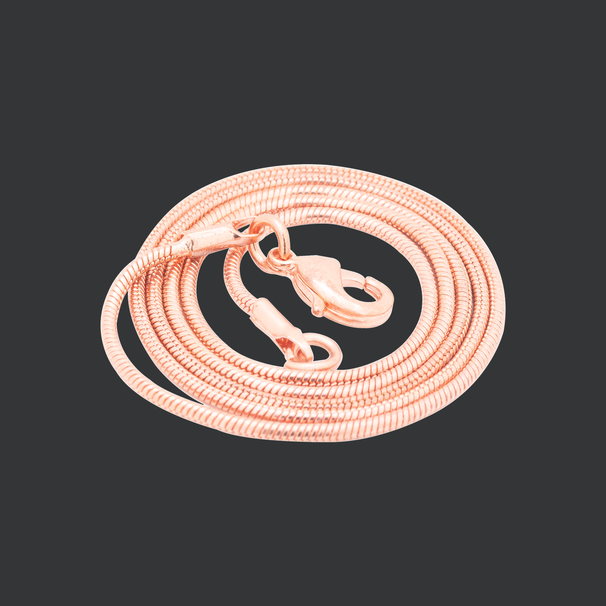 Polished Copper Snake Chain - 18 or 22 Inch – EntwinedTogether