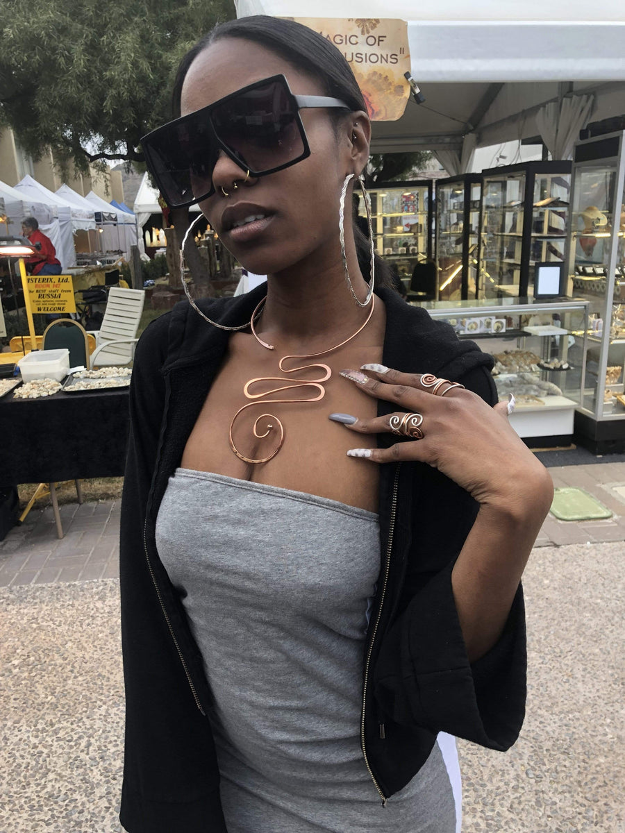 Copper Collar by HPSilver - Pure Copper Neck Wire - Copper Collar - 40 ...